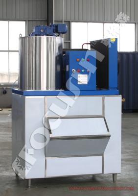 Cina Macchine per la fabbricazione di ghiaccio a fiocco 2T con capacità di stoccaggio di ghiaccio in vendita