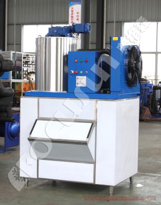 Cina Macchine per la fabbricazione di ghiaccio a fiocco 2T con capacità di stoccaggio di ghiaccio in vendita