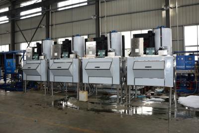 Cina Macchine per la fabbricazione di ghiaccio a fiocco 2T con capacità di stoccaggio di ghiaccio in vendita
