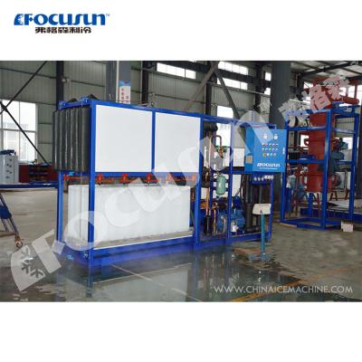 China Top 1 koelmiddel R404a/R22a 20tons IJstblokmachine voor zeevruchtenverwerkingsinstallatie Te koop