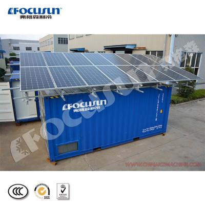 Cina Camera fredda in contenitori con pannello solare a batteria al piombo e controllo video in vendita