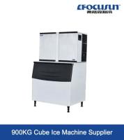 China PLC Controlled High Productivity Focusun Cube Ice Machine with Bitzer Compressor for sale