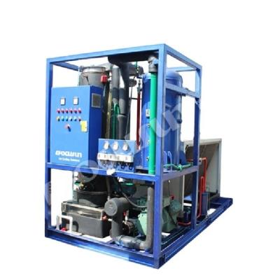 China 500 kg/h buis-ijsmachine voor menselijke consumptie in L1500 X W 1200 X H1800 Te koop