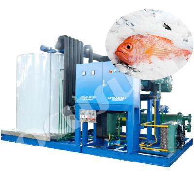 Cina Macchina per 20 tonnellate di fiocchi di ghiaccio con capacità di 3600 kg e garanzia di dimensione del ghiaccio da 1,5 mm a 2,2 mm in vendita