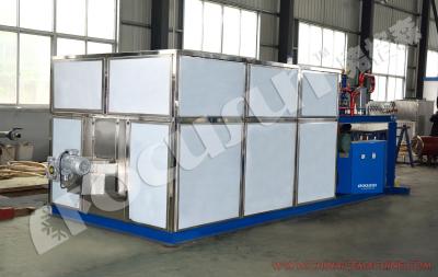 中国 2024 10トンの工業用キューブ氷機 ビッツコンプレッサーで 販売のため