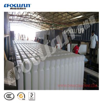 Cina Compressore Bitzer 12000 KG Frigorifero diretto 40 HQ Containerized Block Ice Machine in vendita