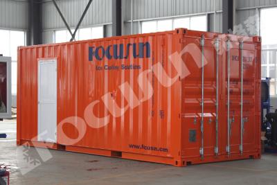 Cina 2024 Popolare FOCUSUN 10T Flake Ice Maker Acciaio inossidabile con componenti motore in vendita