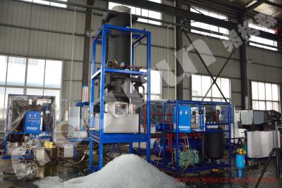 Cina R22/R404A Frigorifero 2024 Macchina per ghiaccio a tubo da 10 T per la congelamento e la miscelazione di bevande in vendita