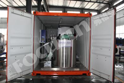 Cina 2024 Popolare FOCUSUN 10T Flake Ice Maker Acciaio inossidabile con componenti motore in vendita