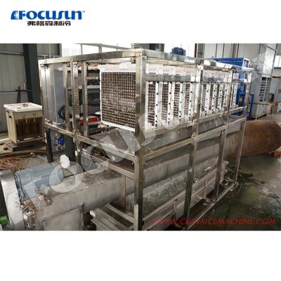 Cina Focusun 1T/2T/3T/5T/10T macchina automatica per il ghiaccio a cubi per 3000 kg/giorno in vendita