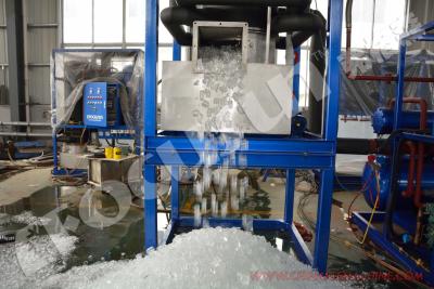 Cina R22/R404A Frigorifero 2024 Macchina per ghiaccio a tubo da 10 T per la congelamento e la miscelazione di bevande in vendita