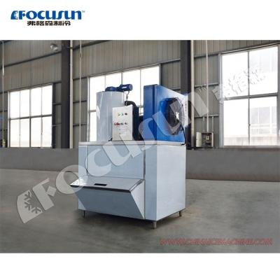 China Bitzer Compressor 1000 kg ijsvorm Hielo en Escama Machine voor zeevoedselconservering Te koop