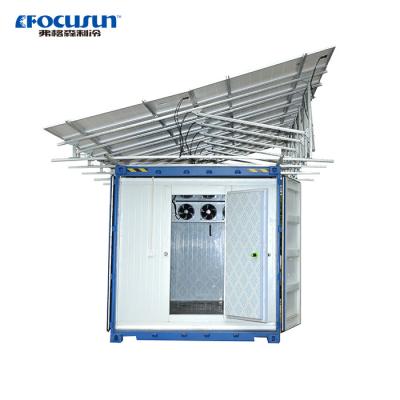 Cina Contenitore di energia solare Sala frigorifera di stoccaggio per prodotti alimentari freschi 20ft refrigerante R-22 R-404A in vendita