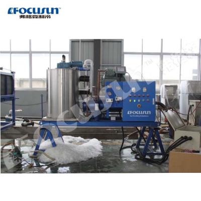 Cina 380V Voltage Focusun Acqua di mare Marina 3T Flake Ice Machine con Video Outgoing-Inspection in vendita