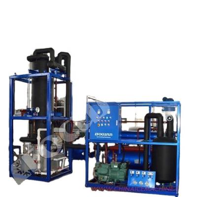 China 10T/24 H motorbuis-ijsmachine voor menselijke consumptie in de productie van dranken en water Te koop