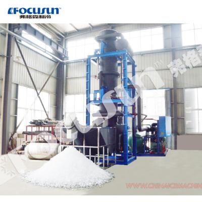 China 20 ton buis-ijsmachine met video-uitgaande inspectie en PLC-kerncomponenten Te koop