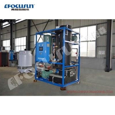 中国 5T/24H 水冷チューブアイスメーカーは,氷の貯蔵容量と最高の性能のために 販売のため