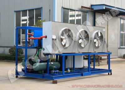 Cina Macchina di ghiaccio a fiocco di acqua dolce personalizzabile da 10 tonnellate per la miscelazione di materiali refrigerati in vendita