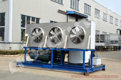 Cina Macchina di ghiaccio a fiocco di acqua dolce personalizzabile da 10 tonnellate per la miscelazione di materiali refrigerati in vendita