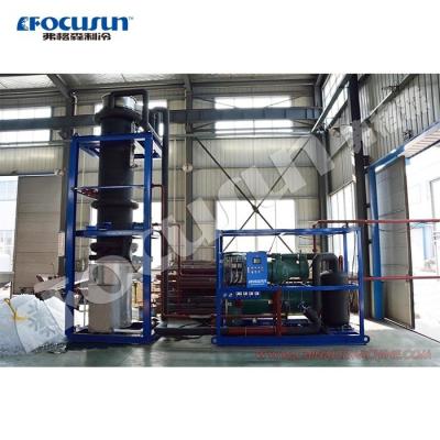 Cina 4526 KG Impianto industriale di ghiaccio Macchina per la produzione di ghiaccio con sistema di controllo touch screen PLC in vendita