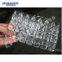 China Commercial Cube Ice Maker Machine with Transparent Design and Automatic Operation for sale