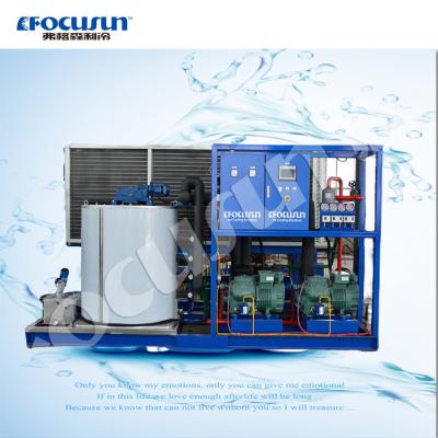 Cina 2022 Focusun 30 Ton Sea Midium Air Flake Ice Making Machine con acciaio inossidabile 304 in vendita