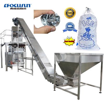 Cina Macchina per la confezione di sacchetti di ghiaccio completamente automatica per lavori di costruzione L6000mm X W2200mm X H7075mm in vendita