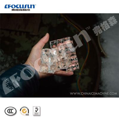 China Máquina de hielo de cubo comercial de pequeña capacidad con válvula de expansión de Dinamarca Danfoss en venta