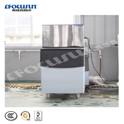 China Restaurante 400 libras máquina de hielo de cubo con condición y refrigerante R404A en venta