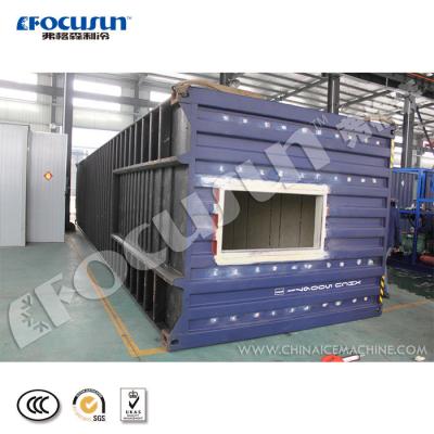 China Grote ijsopslagruimte met 10 ton koelcapaciteit en koelsysteem Te koop