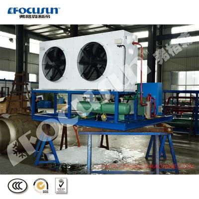 Cina 5T Flake Ice Machine per il raffreddamento dei frutti di mare Provvisto di ispezione video Stoccaggio sul ghiaccio 0,5T-30T in vendita