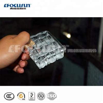 China Koelweg Waterkoeling 5 ton Grote capaciteit Fast Cube-ijsmachine voor drukkerijen Te koop