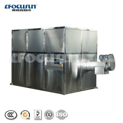 China Koelweg Waterkoeling 5 ton Grote capaciteit Fast Cube-ijsmachine voor drukkerijen Te koop