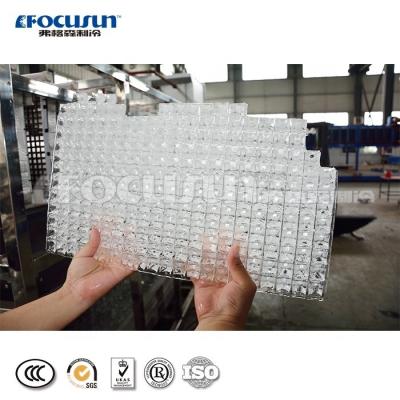 China Koelweg Waterkoeling 5 ton Grote capaciteit Fast Cube-ijsmachine voor drukkerijen Te koop