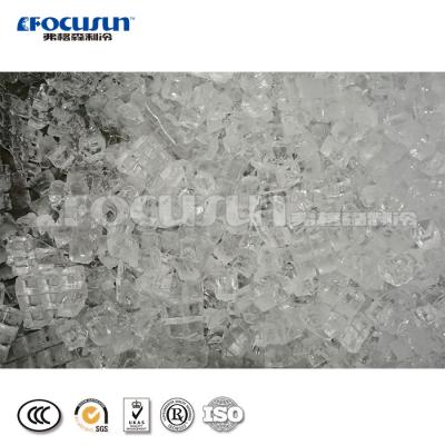 China Koelweg Waterkoeling 5 ton Grote capaciteit Fast Cube-ijsmachine voor drukkerijen Te koop