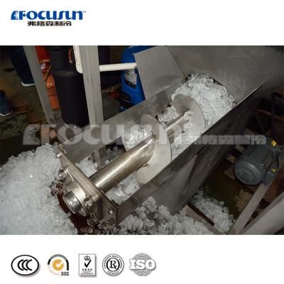 China Koelweg Waterkoeling 5 ton Grote capaciteit Fast Cube-ijsmachine voor drukkerijen Te koop