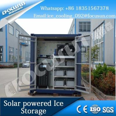 China Behoorlijke en draagbare ijsopslag met Foucusun zonnecontainer Andere capaciteit Te koop