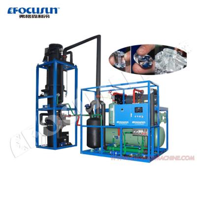 Cina Macchina per la fabbricazione di tubi di ghiaccio da 5 tonnellate con compressore Refcomp e video di ispezione in uscita in vendita