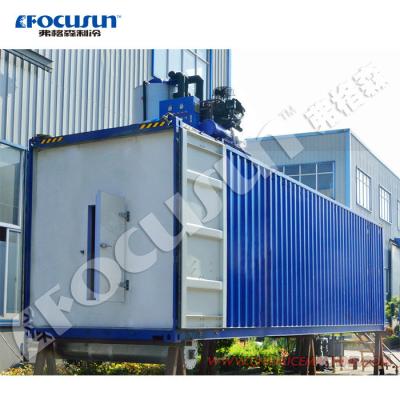 China 20ft automatische containerrijke ijstopslag voor buis ijs veelzijdig en aanpasbaar Te koop
