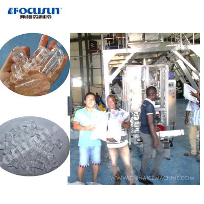 Cina Macchine per la fabbricazione di tubi a rotolo di ghiaccio PLC di alta capacità da 60 000 kg con refrigerante R404A in vendita