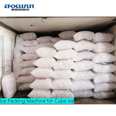Cina Macchine per la fabbricazione di tubi a rotolo di ghiaccio PLC di alta capacità da 60 000 kg con refrigerante R404A in vendita