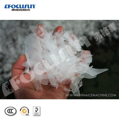 Cina Soluzione di raffreddamento industriale Macchina per ghiaccio in fiocco in contenitori da 10 T/giorno con raffreddamento ad aria in vendita