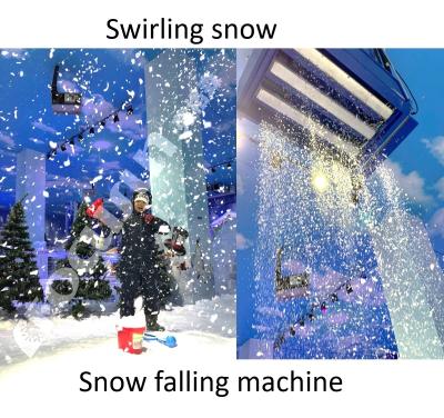 Cina Macchina di ghiaccio da neve da 1500 kg per l'evento natalizio al Snow Fantasy Park in vendita