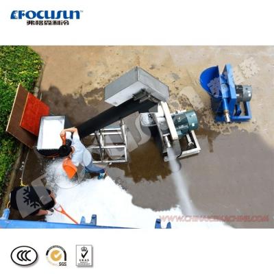 中国 雪を作るシステムに革命を起こす フレークアイスマシン 3550×1550×2100mm 販売のため