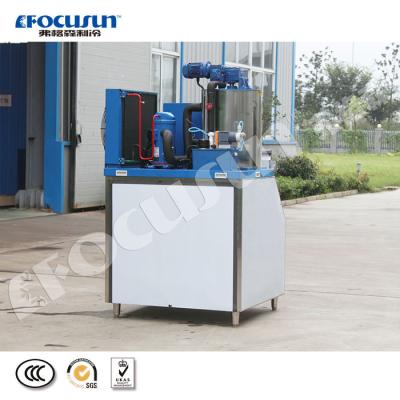 Cina 40x40mm Flake Ice Maker per navi da pesca Materiale in acciaio inossidabile Capacità 0,5 tonnellate in vendita
