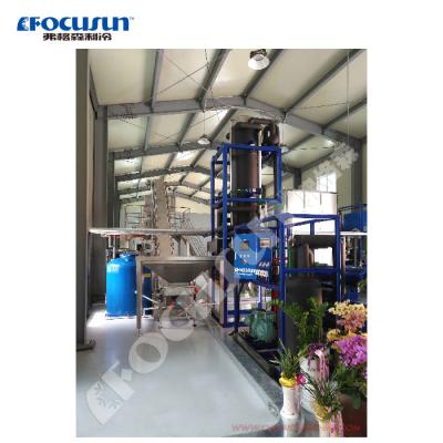 Cina 1-20 tonnellate/giorno Macchine per ghiaccio per tubi industriali Risparmio energetico Consumo di energia elettrica Bene in vendita