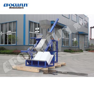 Cina R404a/R22a Agente frigorifero Focusun 3T/6T Compattatore di ghiaccio Produce forma di blocco da ghiaccio a fiocco in vendita