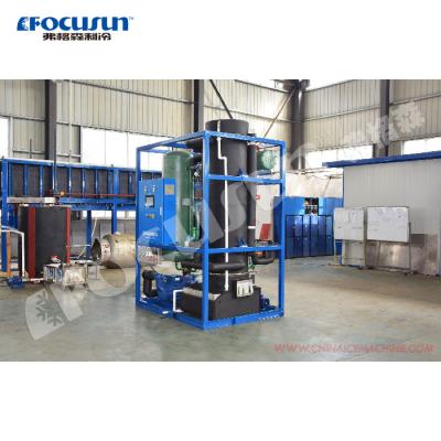 Cina R22 Frigorifero 6 tonnellate di pesante impiego industriale tubo di ghiaccio Maker Machine per negozi di alimenti in vendita