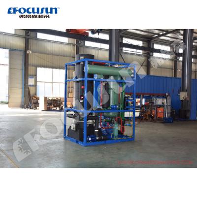 Cina R22 Frigorifero 6 tonnellate di pesante impiego industriale tubo di ghiaccio Maker Machine per negozi di alimenti in vendita