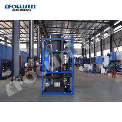 Cina R22 Frigorifero 6 tonnellate di pesante impiego industriale tubo di ghiaccio Maker Machine per negozi di alimenti in vendita